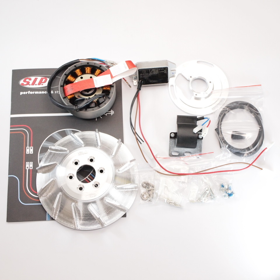 ignition SIP PERFOEMANCE by VAPE Sport Lambretta ラージテーパー用 CDIキット 12V AC ...